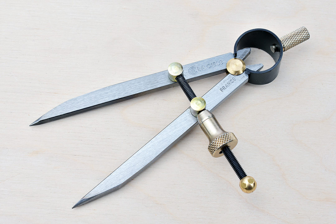 Ledin Spring Dividers 100mm | hand ground | Workshop Heaven