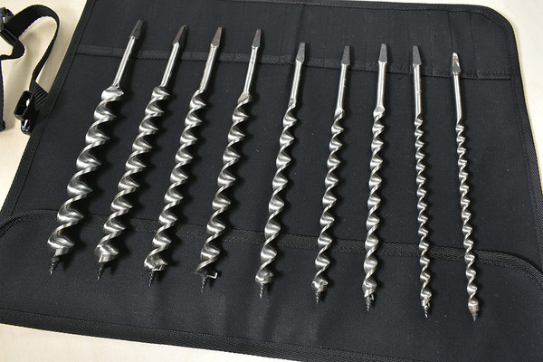 Star M Combination Auger Bit Set and Deluxe Hand Brace