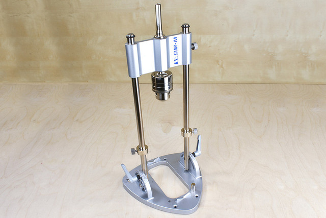 Star-M Drill Stand with 7 Piece Combination Auger Bit Set and tool roll
