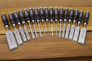 Narex 8105 Bevel Edged Chisel Set of 17 | Workshop Heaven