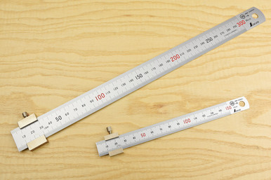 Shinwa Japanese Hook Ruler Set Two Piece | Workshop Heaven