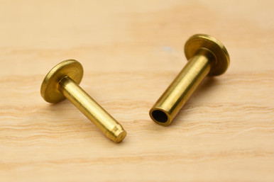 Cutlers Rivet Brass 8.5mm x 16mm | for knifemaking
