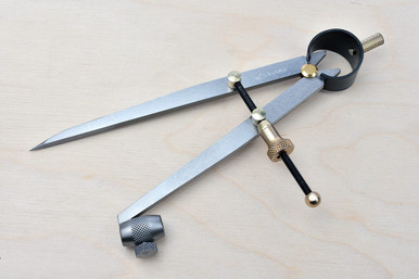 Ledin 150mm Spring Dividers with Pencil Holder