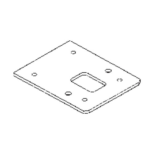 Whitco W75 Deadlatch Packer Plate – Black 3mm Spacer for Whitco Deadlatch