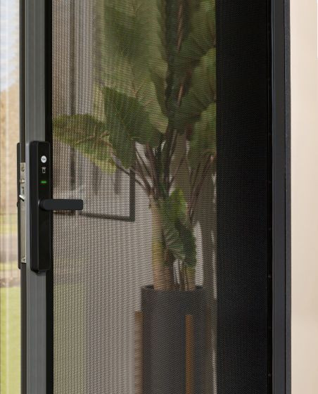 Yale Unity Screen Door Lock Black - Terry's Gold Coast Smart Locks