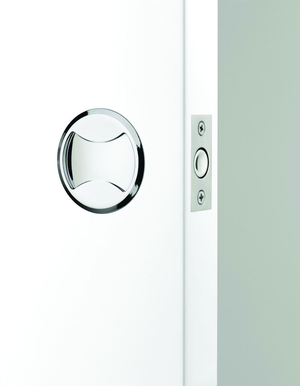 Symmetry Round Cavity Sliding Door Passage Set - 7450CPDP, 7450MBKDP ...