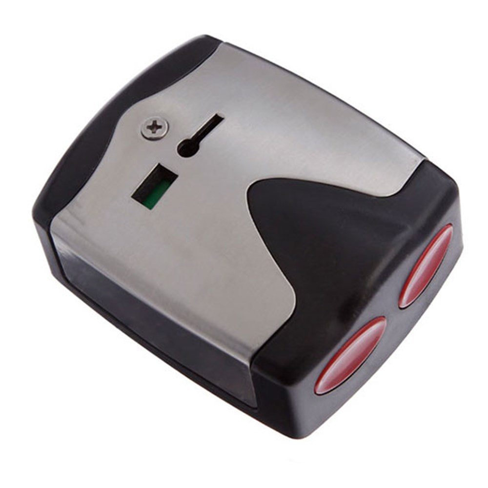 Neptune NEDPPBM Dual Press Panic Button Latching or Momentary Black/Silver
