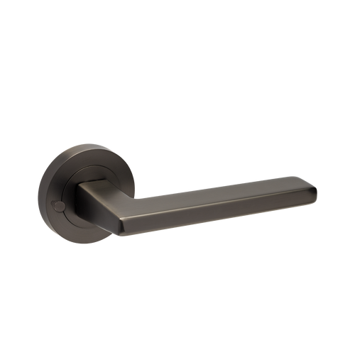 Zanda Vector Privacy Integrated Latch | Black / Brushed Nick