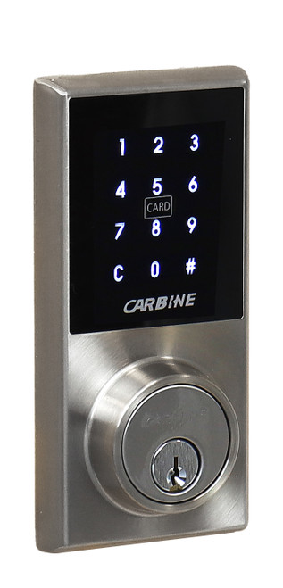 Carbine Digital CEL2 RFID Deadbolt - Satin Nickel with Batteries