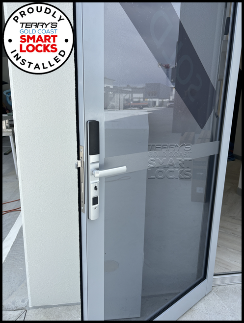 ELEV36-H Lockton E-Series Smart Door Lock - Silver, Hinged Door Security