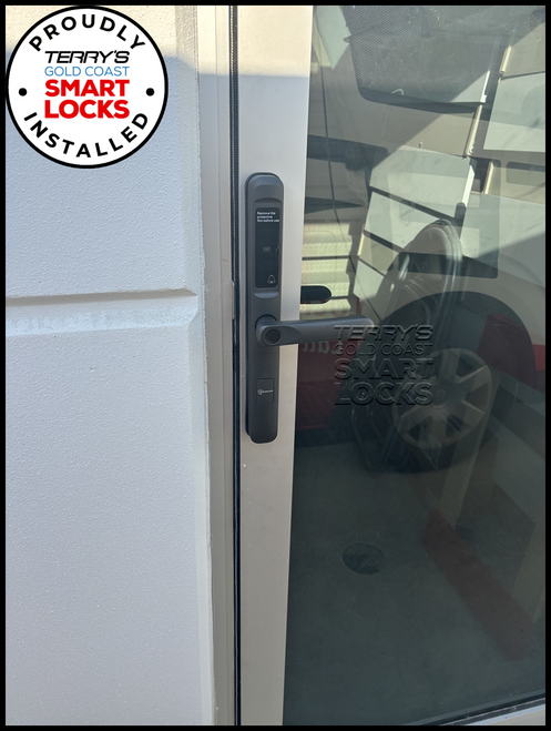ELEV36-H Lockton E-Series Smart Door Lock - Silver, Hinged Door Security