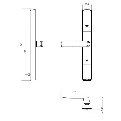 Yale Unity Lock Slimline - Advanced Security with Sleek Design