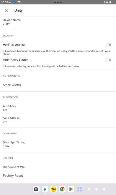 Yale Unity Lock Slimline - Advanced Security with Sleek Design