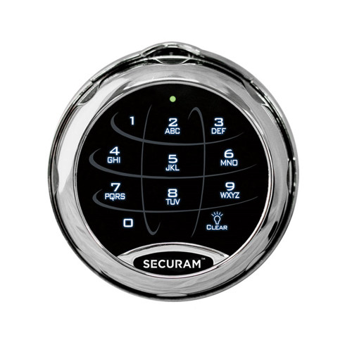 Securam Safelogic Xtreme Entry Pad Dial Ring with6" Spindle and Change ...