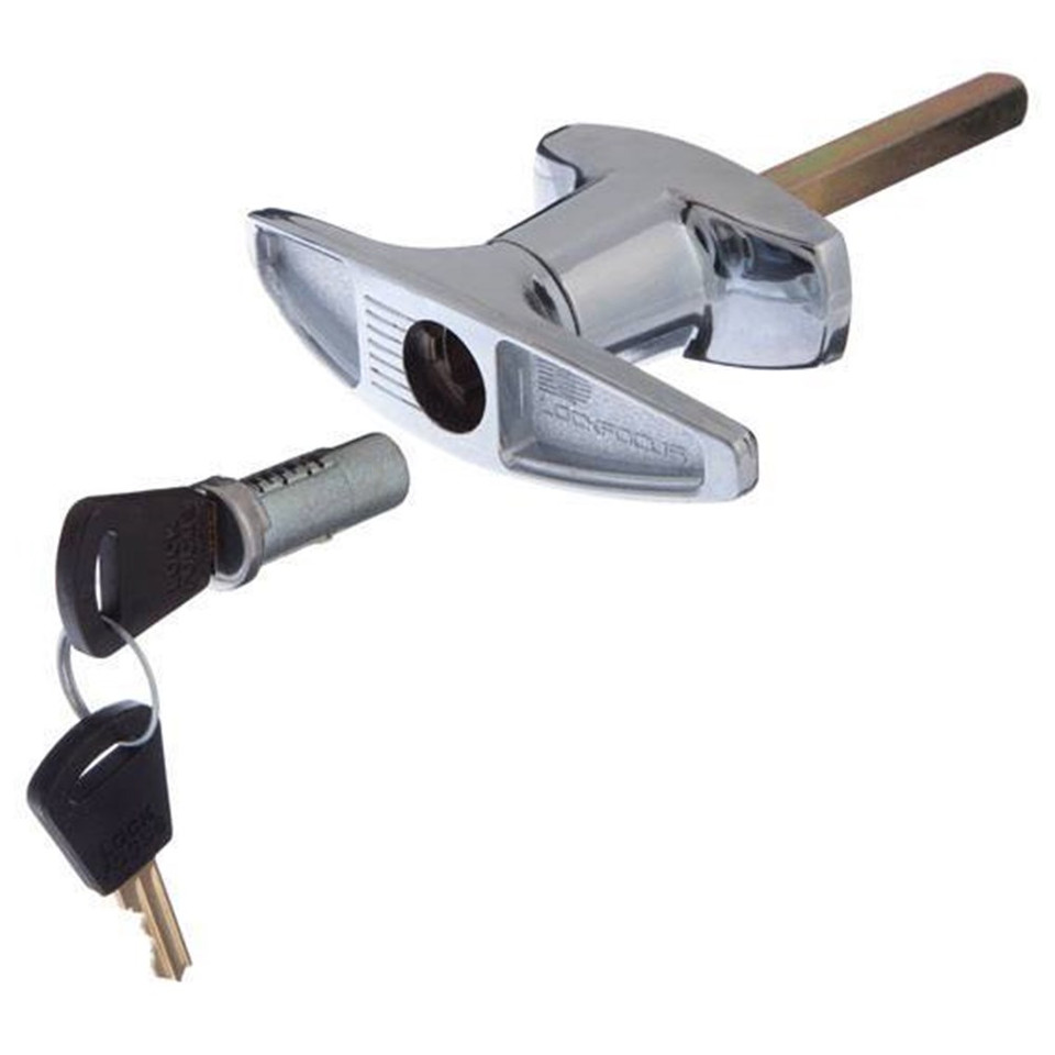 Lock Focus T Handle KA – Silver Finish