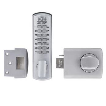 Lockwood 002DX Mechanical Digital Keypad Deadlatch with Knob for Open ...