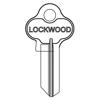 Lockwood Cylinder 4 Key Blank 3 Pin | KBCYL4-L Pack of 10