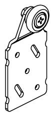 Henderson Double Top Hanger Reversible | Sliding Door Hardware