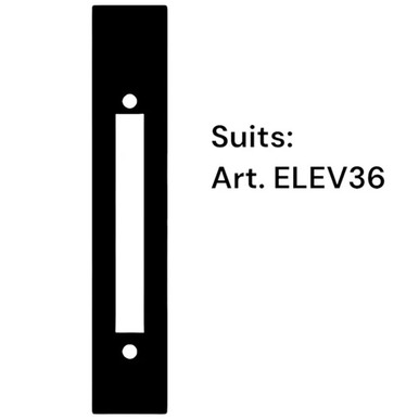 Lockton Scar Plate to Suit Elev36 – 377 × 70 × 1.5 mm Black Powder ...