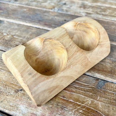 Castleford Wooden Carved Pipe Rest Stand for 2 Two Pipes - Solid Wood ...