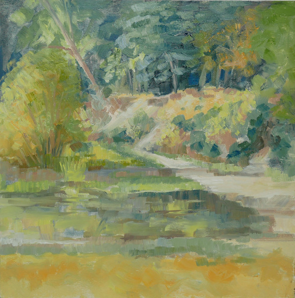 Horsell Common Woking Surrey Sandpit oil Painting