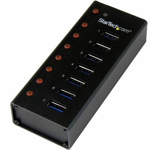 StarTech.com 7 Port USB 3.0 Hub - 5Gbps - Desktop or Wall-mountable ...