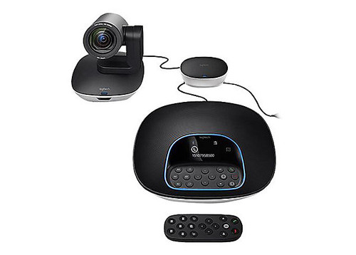 Logitech GROUP: Motorized pan/tilt, 10x Zoom, 90view Camera, Remote ...