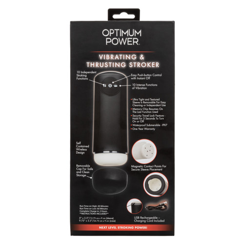 SE-0858-52-3 CalExotics Optimum Power® Vibrating and Thrusting Stroker