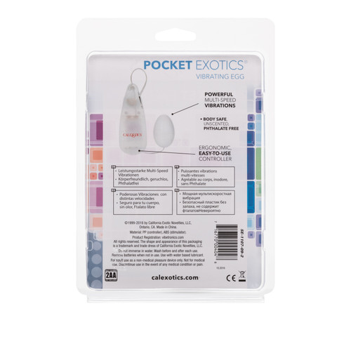 SE-1107-09-2 Pocket Exotics® Vibrating Egg