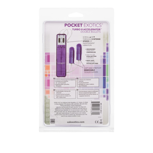 SE-1117-20-2 Pocket Exotics® Turbo 8 Accelerator™ Double Bullets