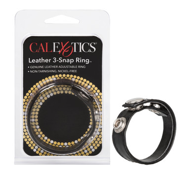 SE-1411-03-2 Leather 3-Snap Ring™