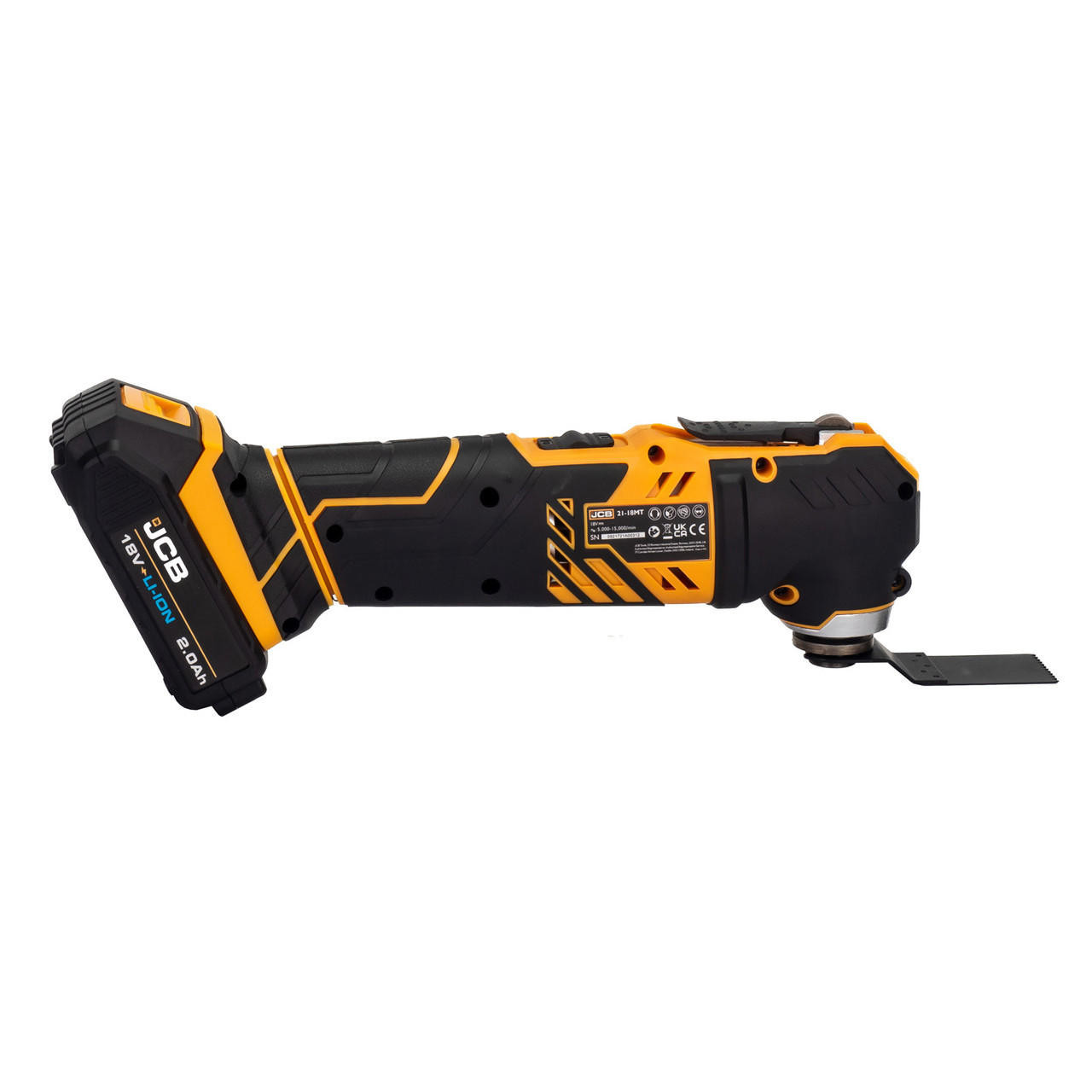 JCB 18V Cordless Multi-Tool with 2.0ah battery and 2.4A charger | Shop ...