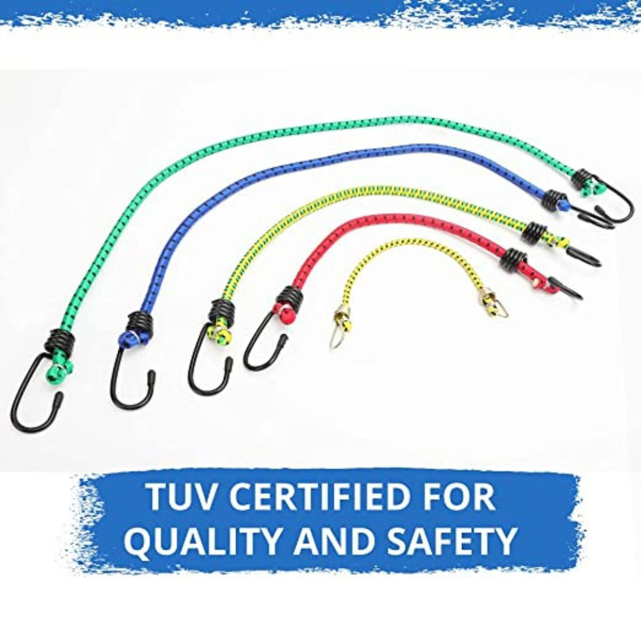 Tried + Tested Assorted Bungee Cord Set (24 Pieces) | TT199