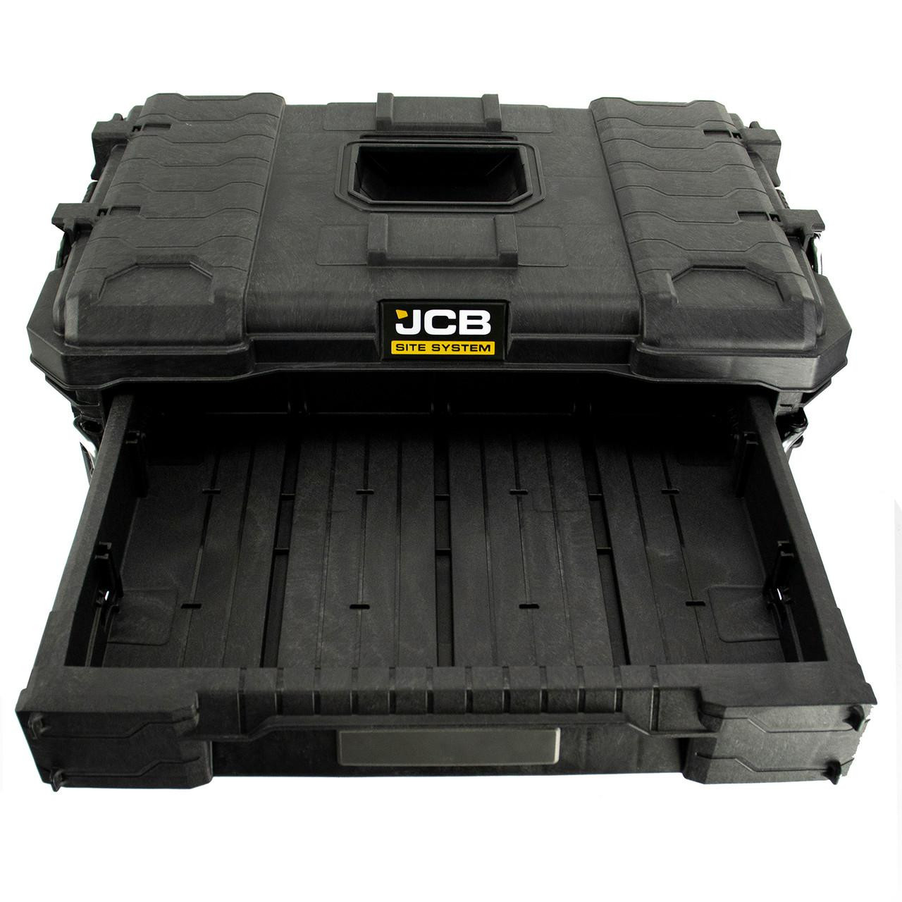 JCB Site System 5-Piece Tool Storage Set, Heavy-Duty Modular