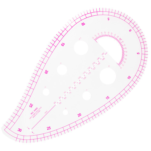 5 Piece Sewing Rulers Set