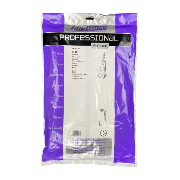 Sebo X Series Vacuum Cleaner Bags - 10 Pack