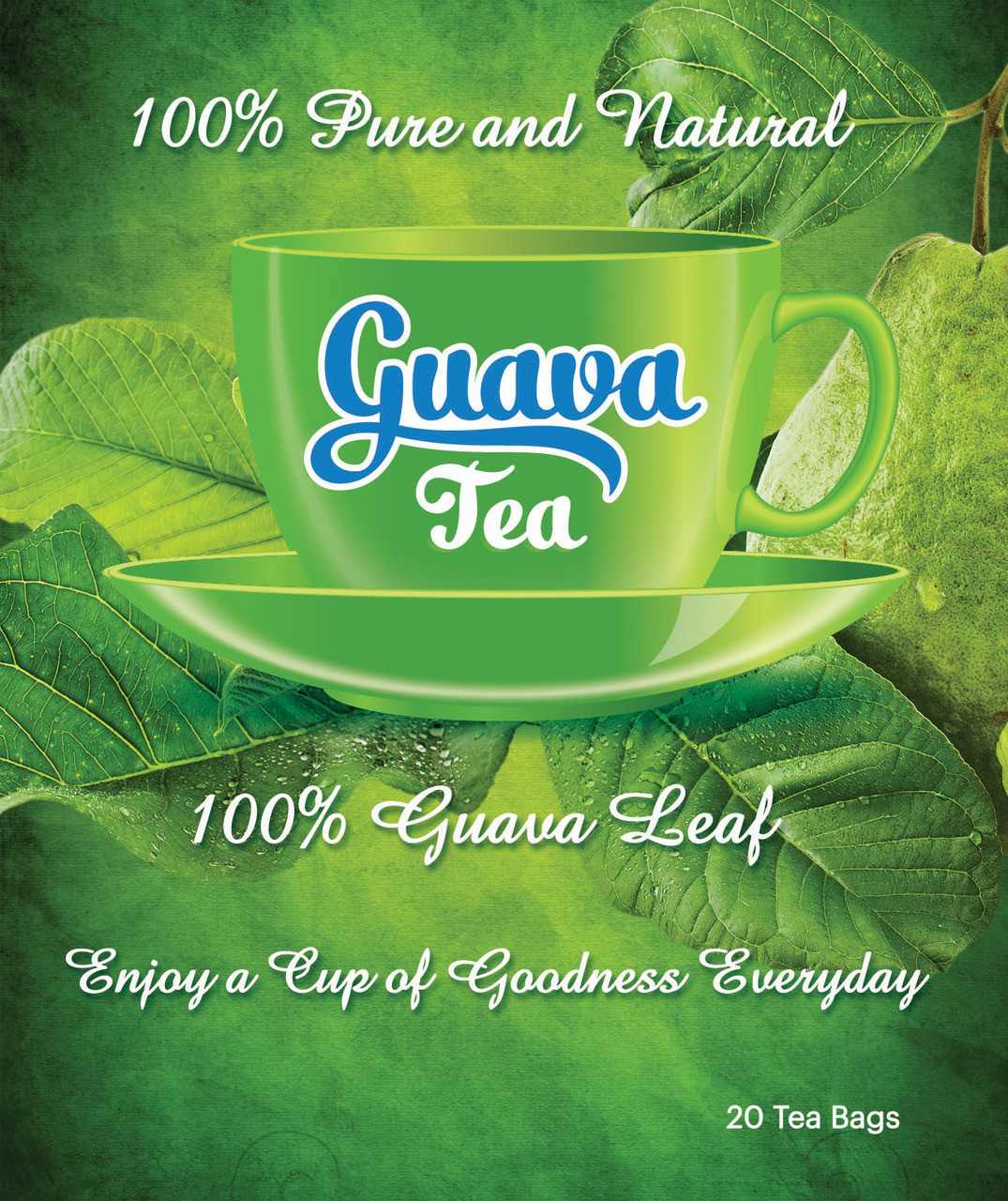 Guava Tea 6 Pack - 120 guava leaf herbal tea bags