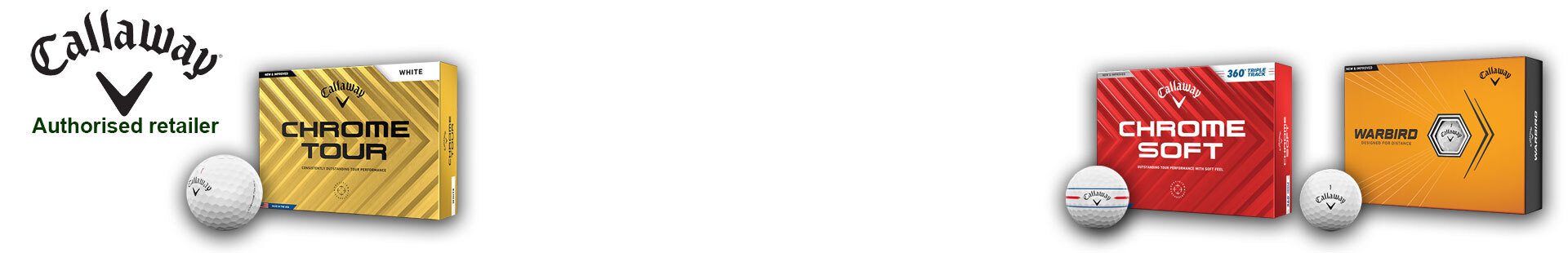 Callaway Golf Balls – Chrome Soft, Supersoft & ERC Soft