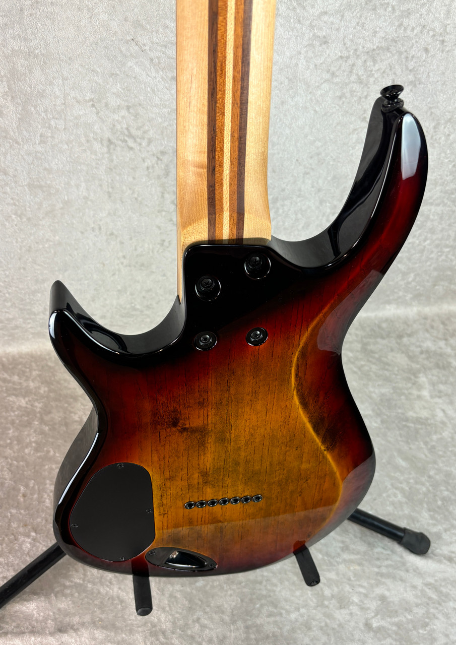 Kiesel A2 7 seven string electric guitar in sunburst finish with gigbag ...