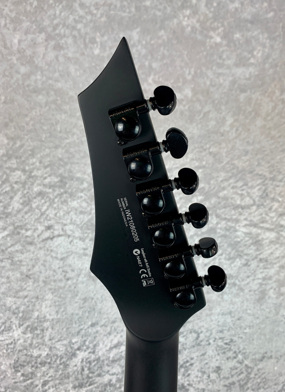 DEAN SELECT ZERO FLUENCE ELECTRIC GUITAR - SATIN BLACK - Capitol Guitars