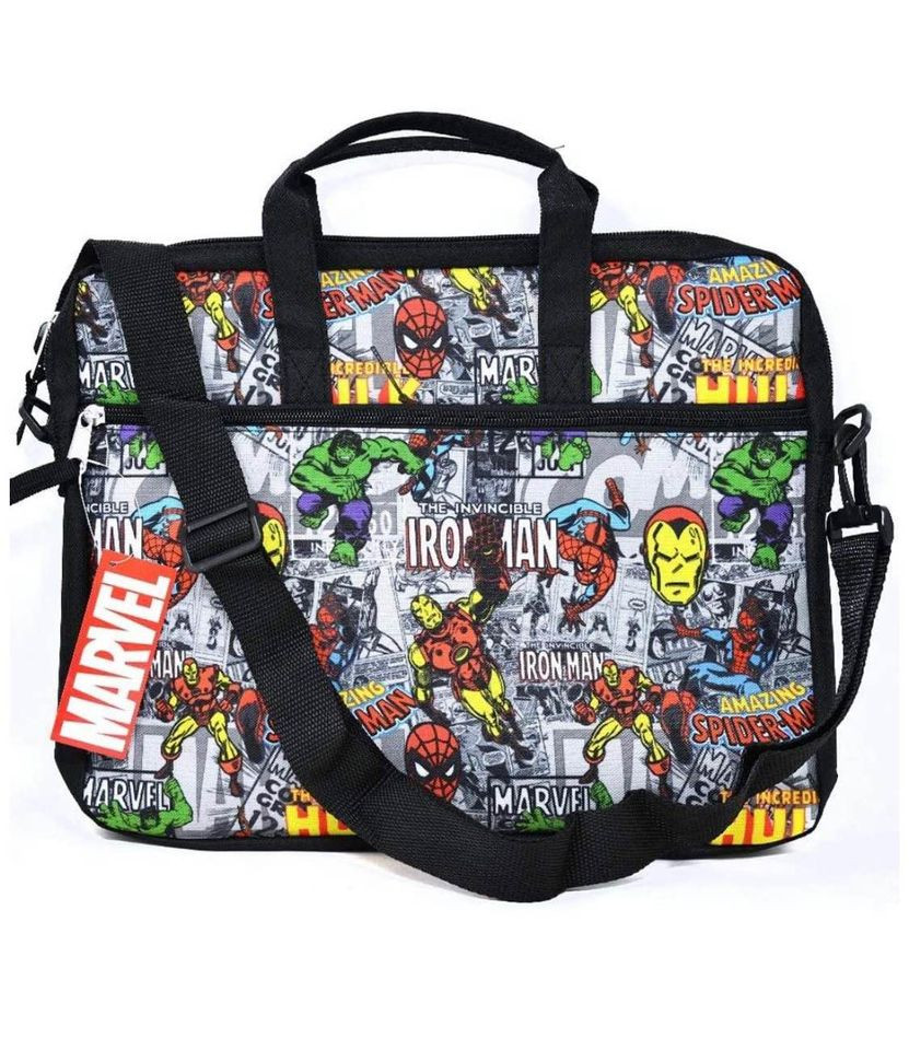 Marvel Avengers Universe All Over Print Laptop and Tablet Bag Case with ...