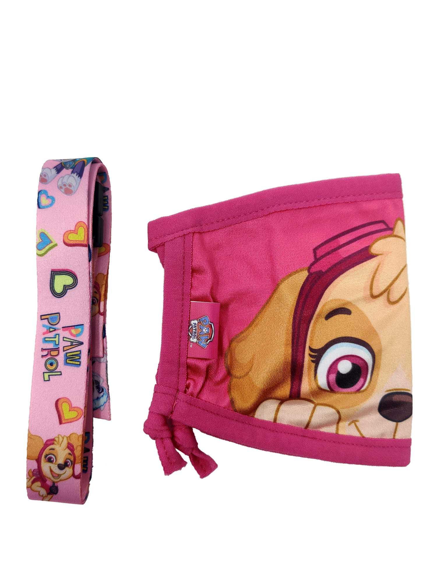 Paw Patrol Girls Reusable Face Mask Skye Puppy Smile w/ Removable Strap ...