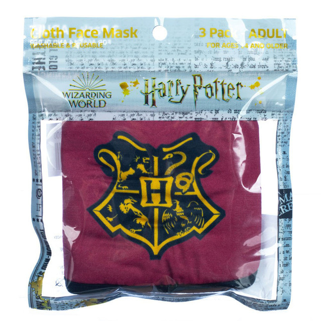 Harry Potter 3 Pack Adjustable Face Covers - Curious Bazaar