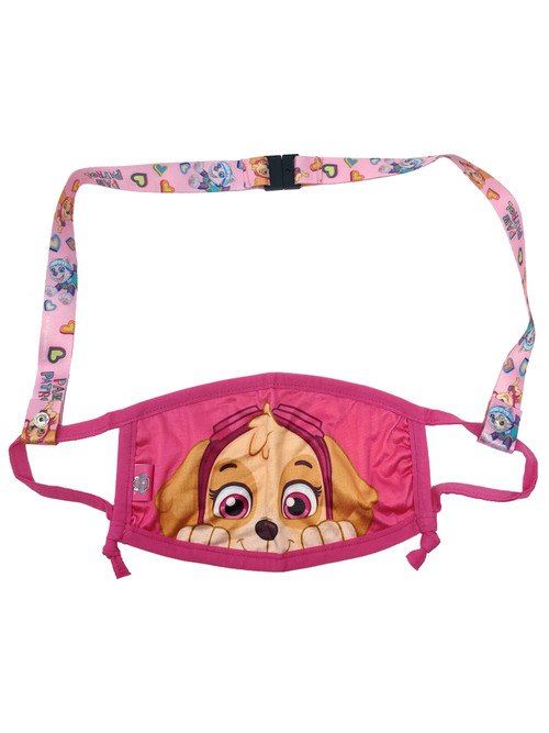 Paw Patrol Girls Reusable Face Mask Skye Puppy Smile w/ Removable Strap ...