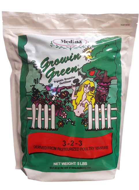 Medina Growin Green Organic Granular Fertilizer - AG Organics