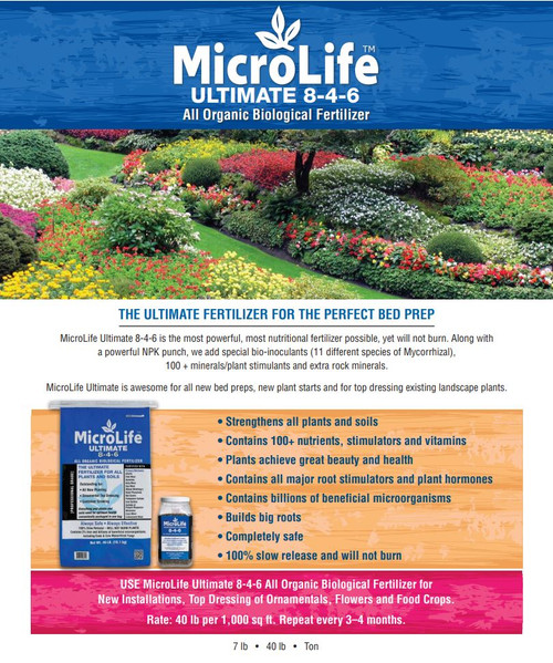 MicroLife Ultimate (8-4-6) Professional Grade Granular Organic ...