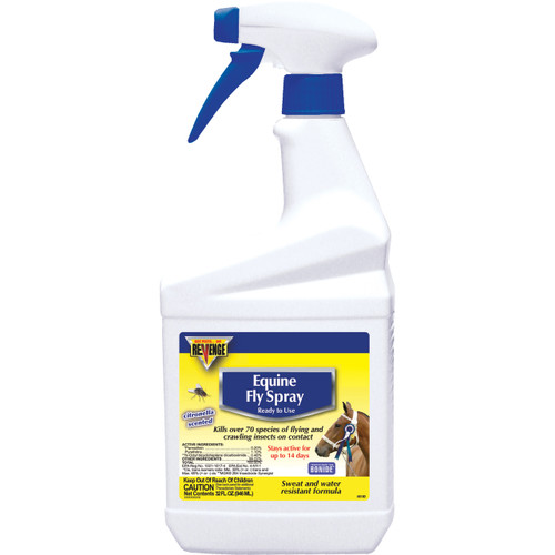 Revenge Equine Fly Spray RTU Qt. - AG Organics