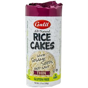Galil Rice Cakes With Sesame Seeds And Salt, 100g - Never Wash A Dish