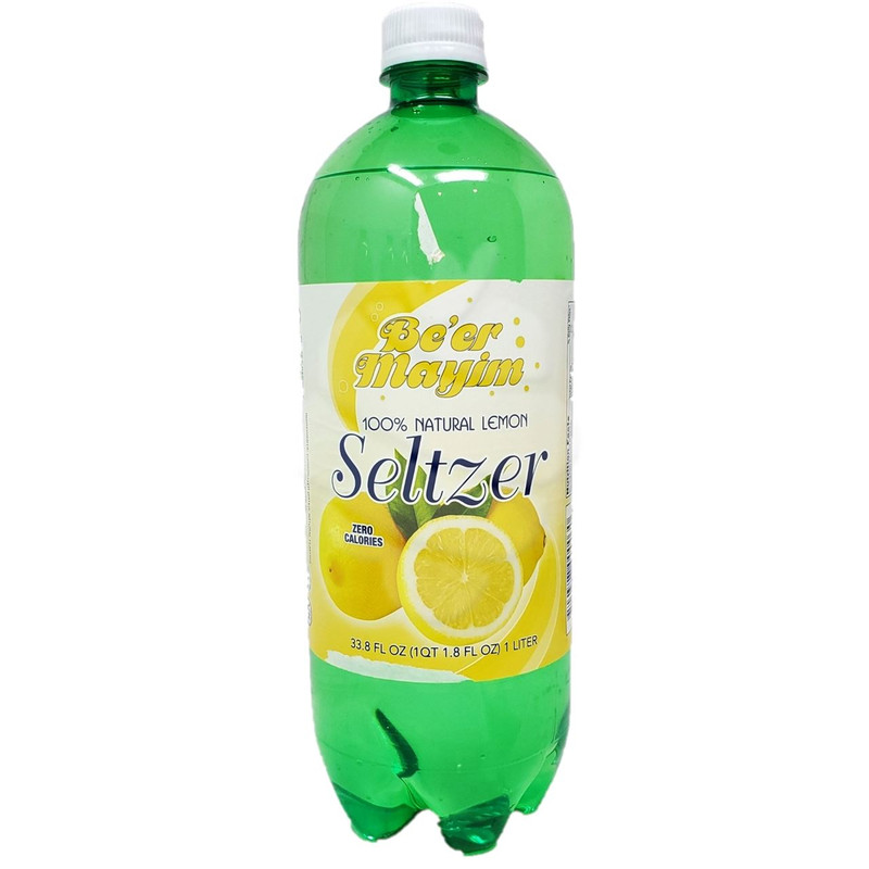 Be'er Mayim Lemon Seltzer, 1l - Never Wash A Dish