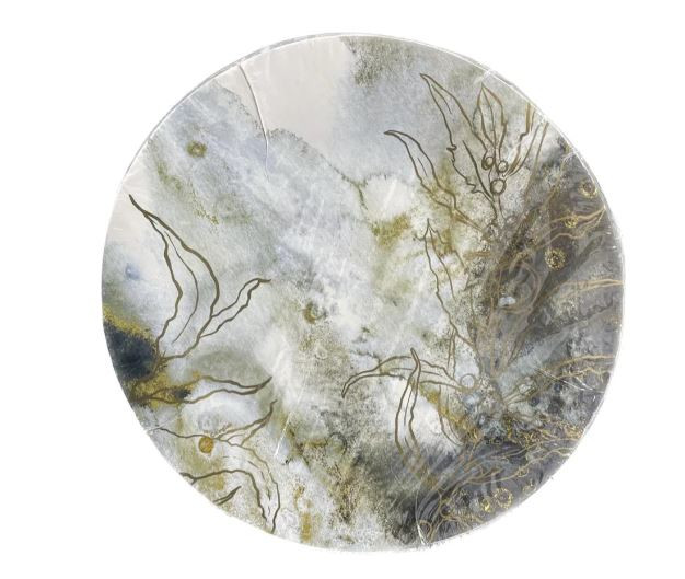10.5 " Ocean Mist Plates, 18 ct - Never Wash A Dish